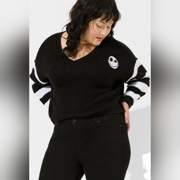 torrid | Sweaters | Torrid Disney Nightmare Before Christmas Jack ...